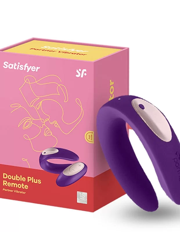 Satisfyer Double Plus Remote ダブルジョイ カップル向けローター リモコン付き 大人のおもちゃ